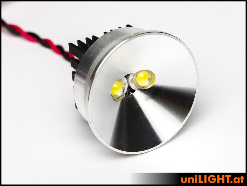 35mm Aluminum Spotlight, 8Wx2, T-FUSE | uniLIGHT.at